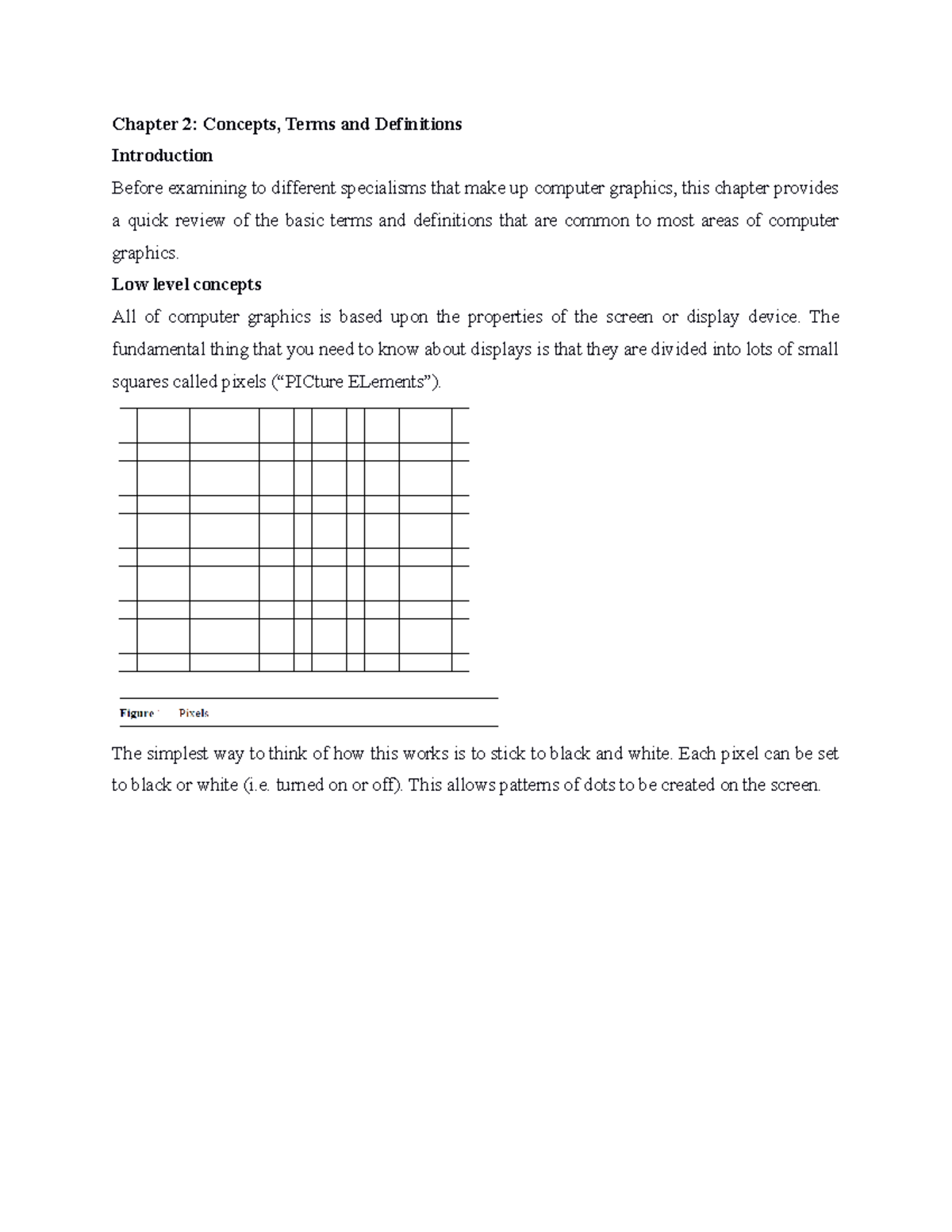 Chapter 2: Key Concepts, Terms, and Definitions in Computer Graphics ...