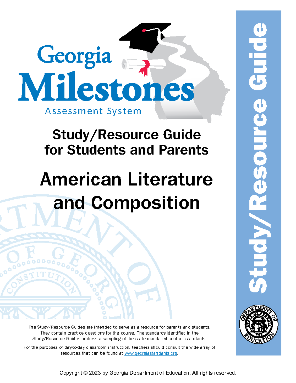 American Literature and Composition EOC Study Guide for Students ...