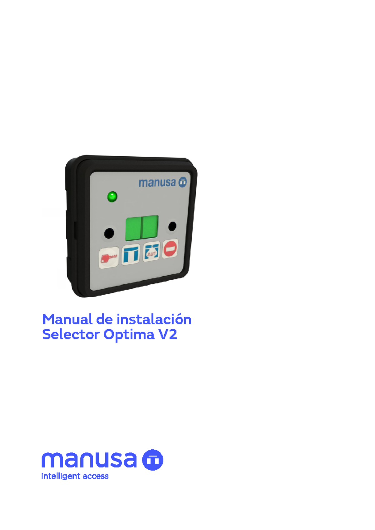 Manual de Instalación Selector Optima V2 - DTCXSO01ES-V - Studocu