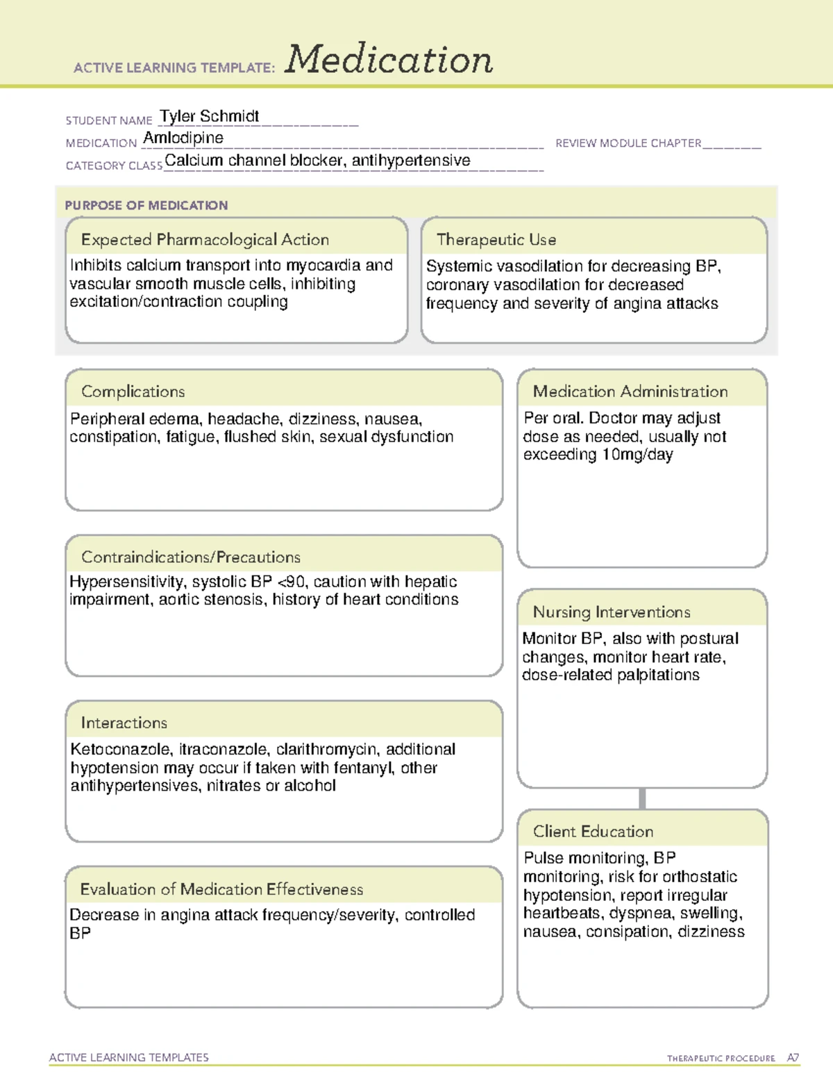 Furosemide active learning template - ACTIVE LEARNING TEMPLATES ...