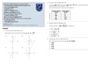 Mathematics Adv Ext1 - formulas for maths adv and extension (formulas ...