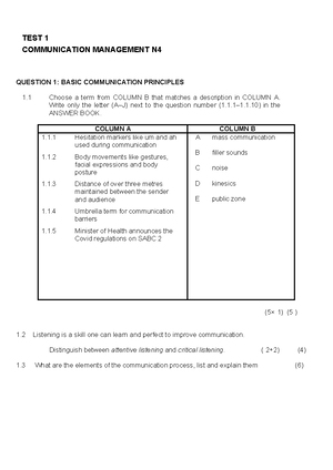 EBM N4 Final Exam - Test 1 Notes on Entrepreneurship & Business ...