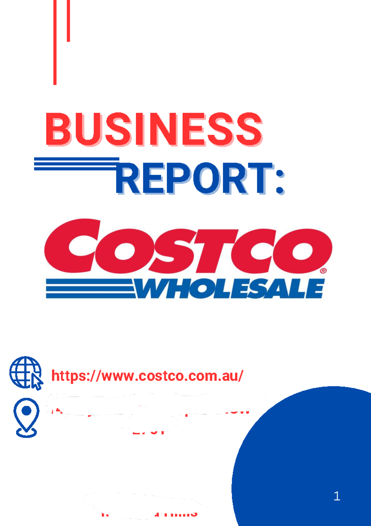 Business Studies AT1: Costco Wholesale Corporation Analysis - Studocu