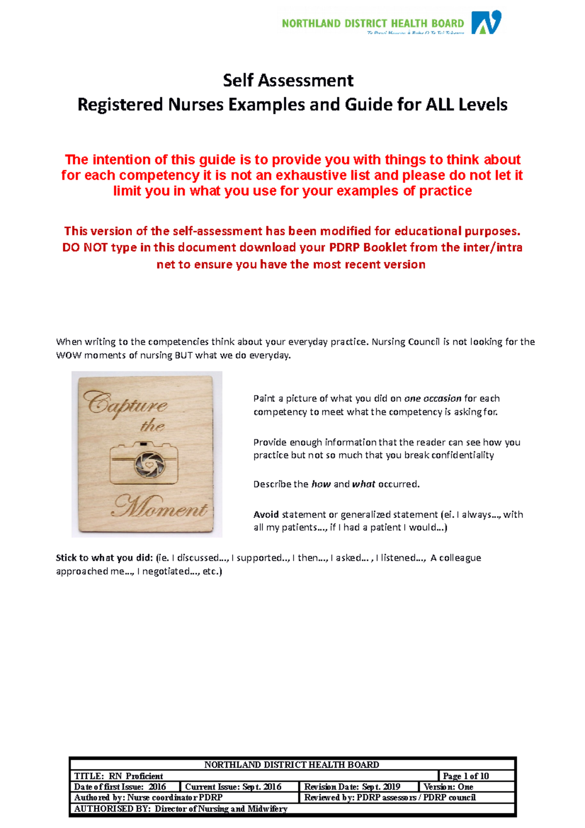 RN Self-Assessment Guide for Proficient Nurses: Examples & Tips - Studocu