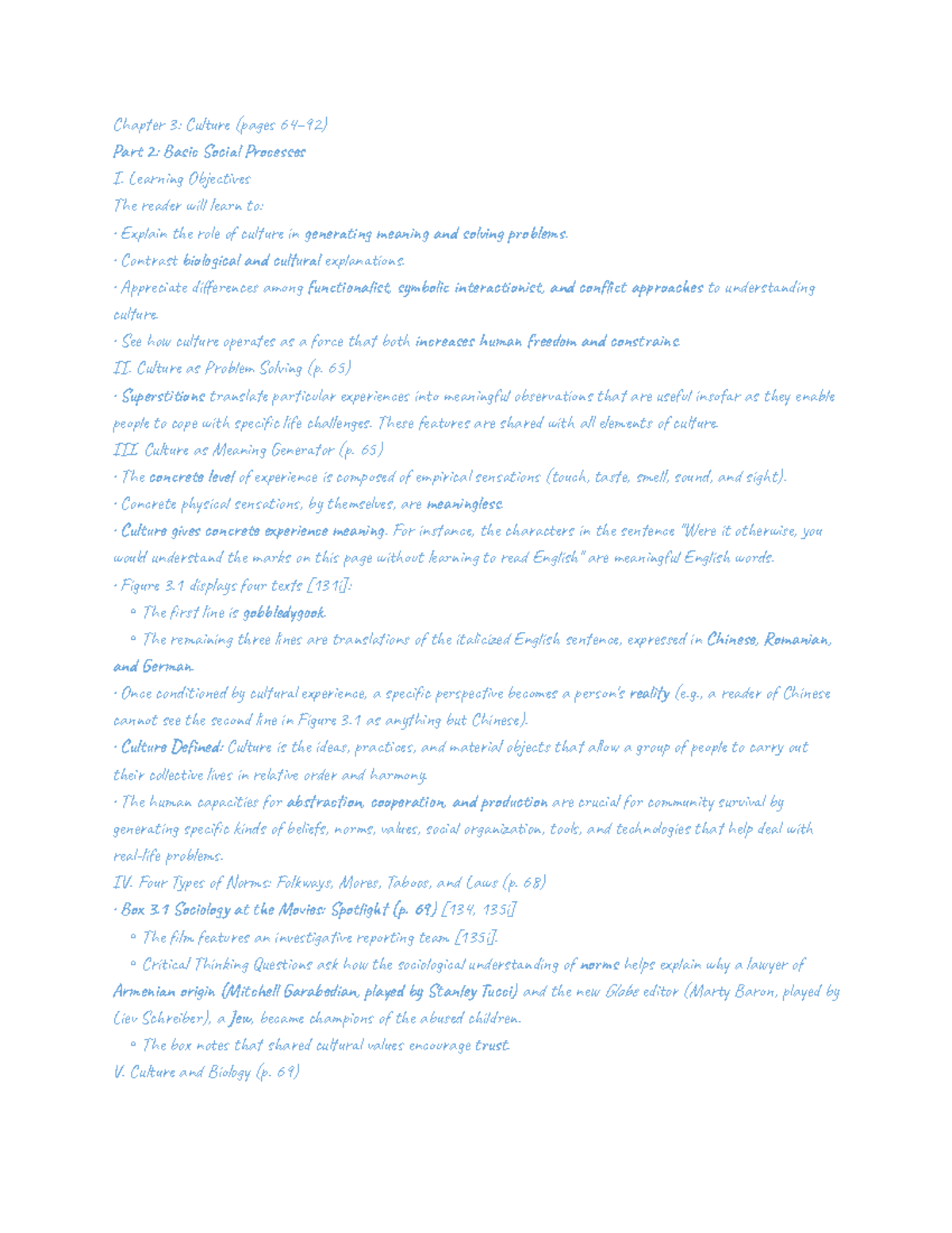 Chapter 3: Culture and Socialization in Sociology (SOC101) - Studocu