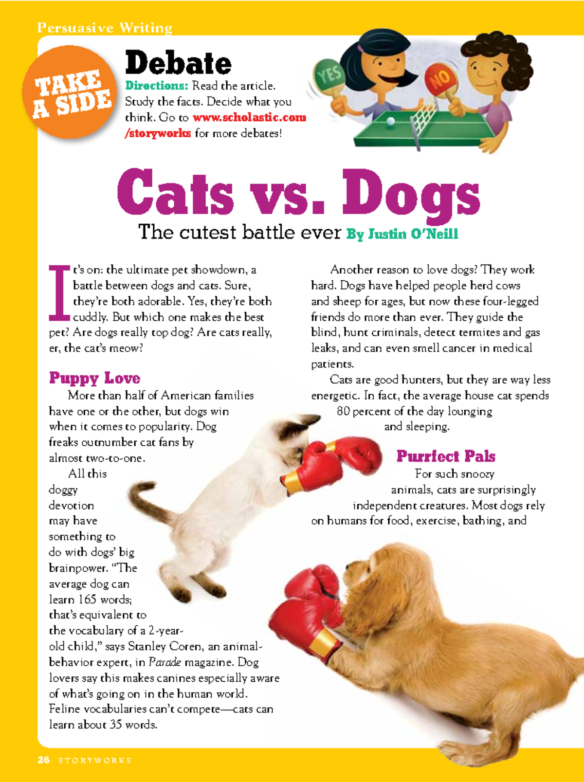 Cats vs Dogs: The Ultimate Pet Showdown Debate (Persuasive Writing ...