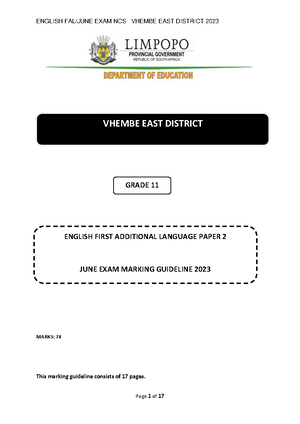 Gr 10 Life Science (ENG) March 2023 Question Paper & Guide - Studocu