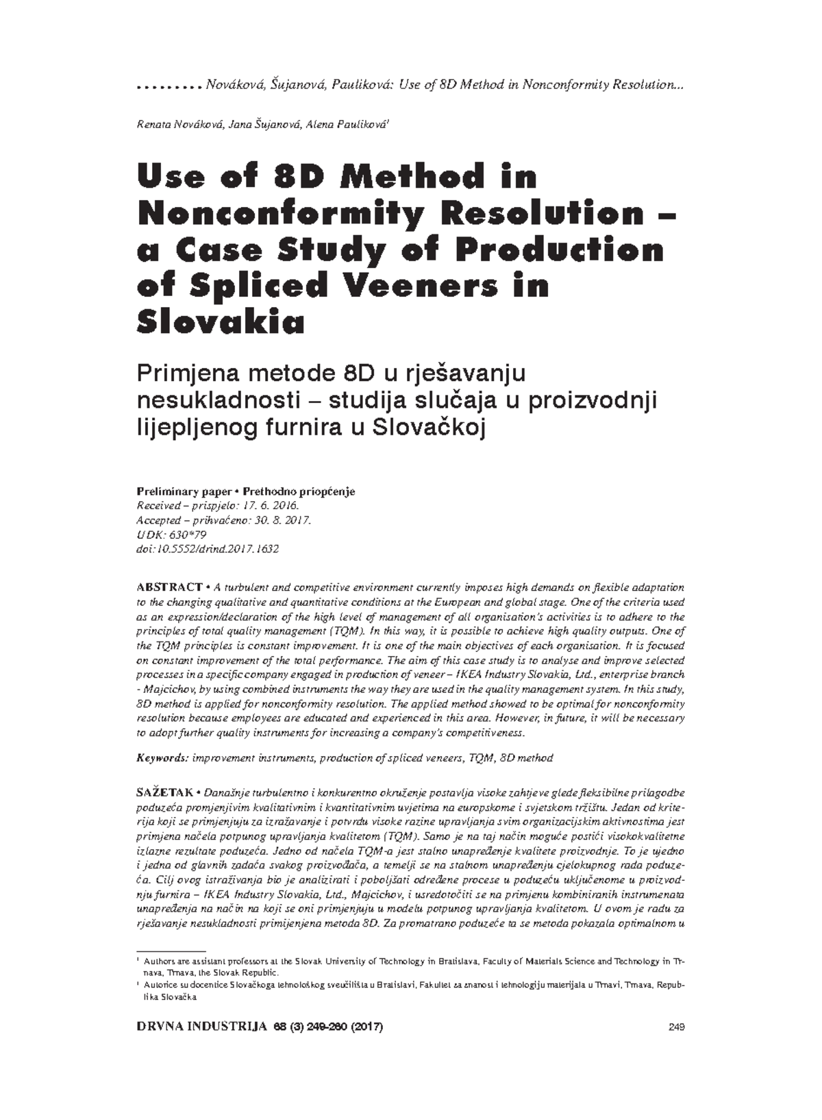Case Study 2 - Applying 8D Method for Nonconformity at IKEA - Studocu
