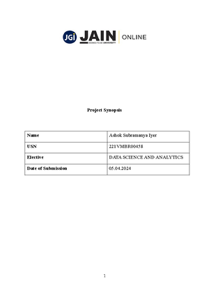 Final Report Capstone Project House Price Prediction - MBA Semester – IV Capstone Project ...