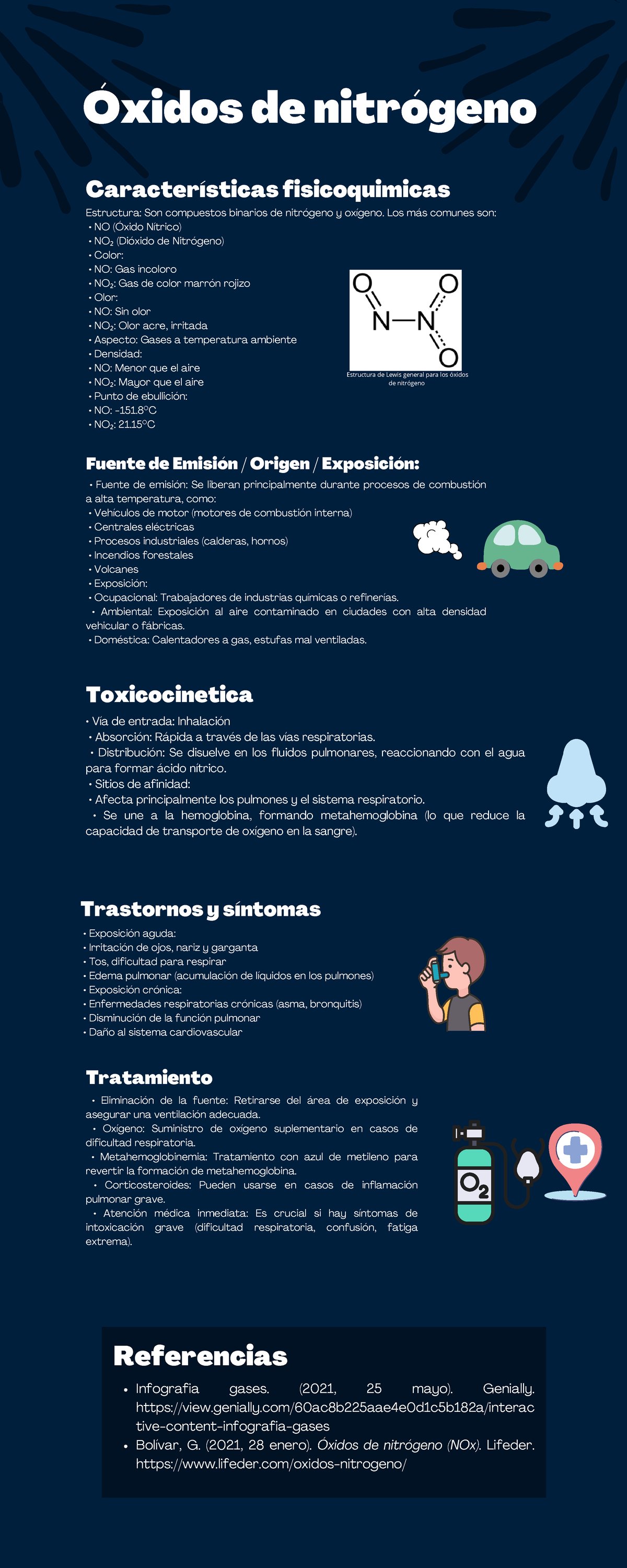 Óxidos de Nitrógeno (NOx) - Tarea sobre Características y Toxicidad - Studocu