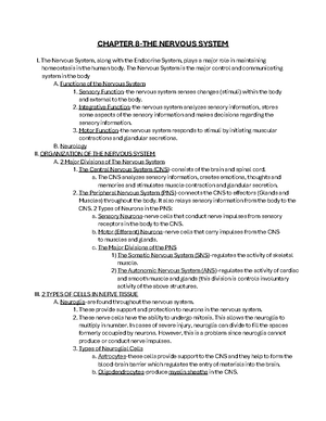 Endocrine System Overview - Key Functions and Hormones (BIO101) - CHAPTER 1 0 - THE ENDOCRINE ...