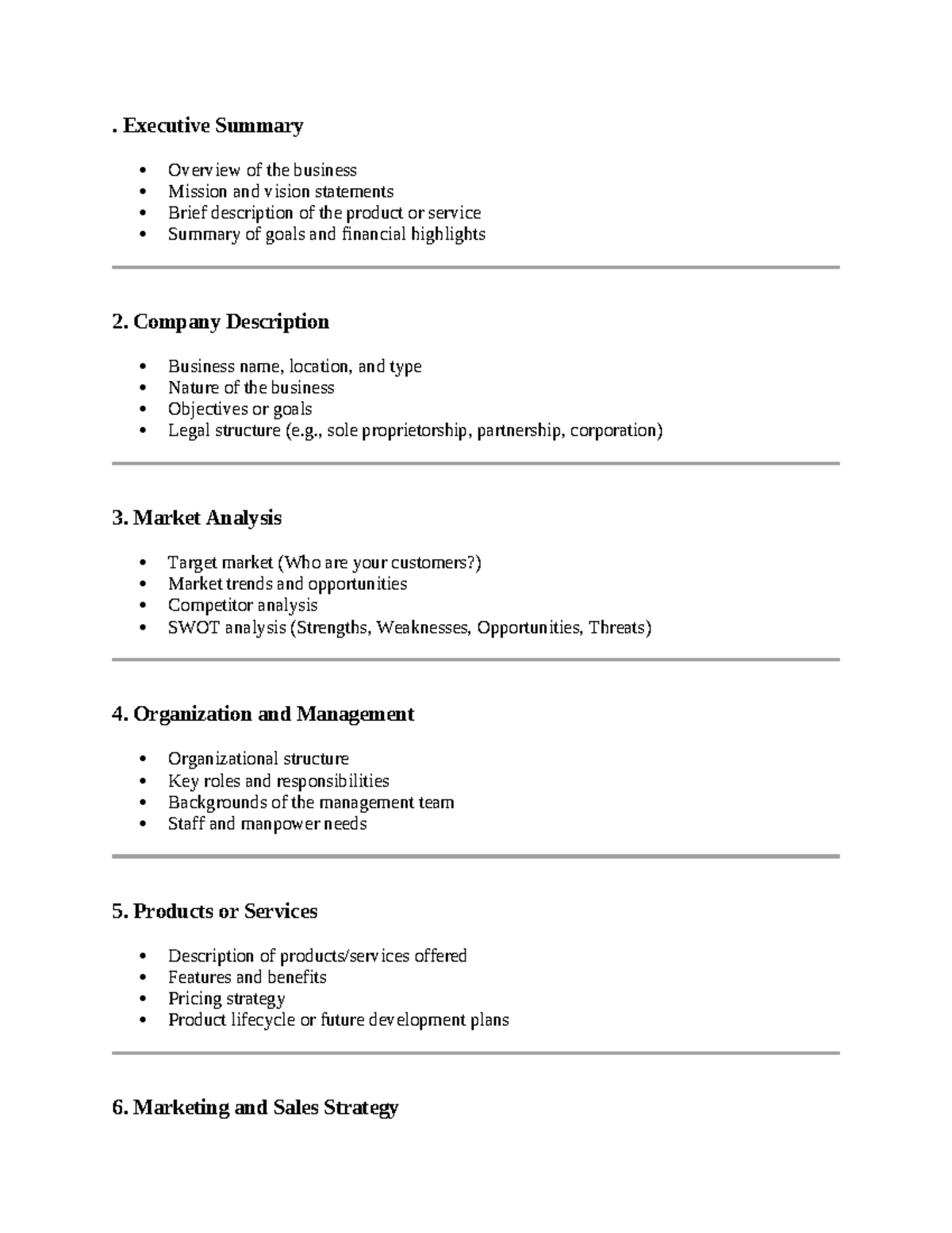 Business Plan Overview: Brew Haven & Aling Store (OM 101) - Studocu