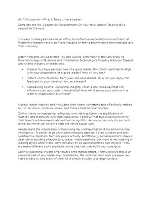 [Solved] Analyze 2 leaders you come across for example the leader of a ...