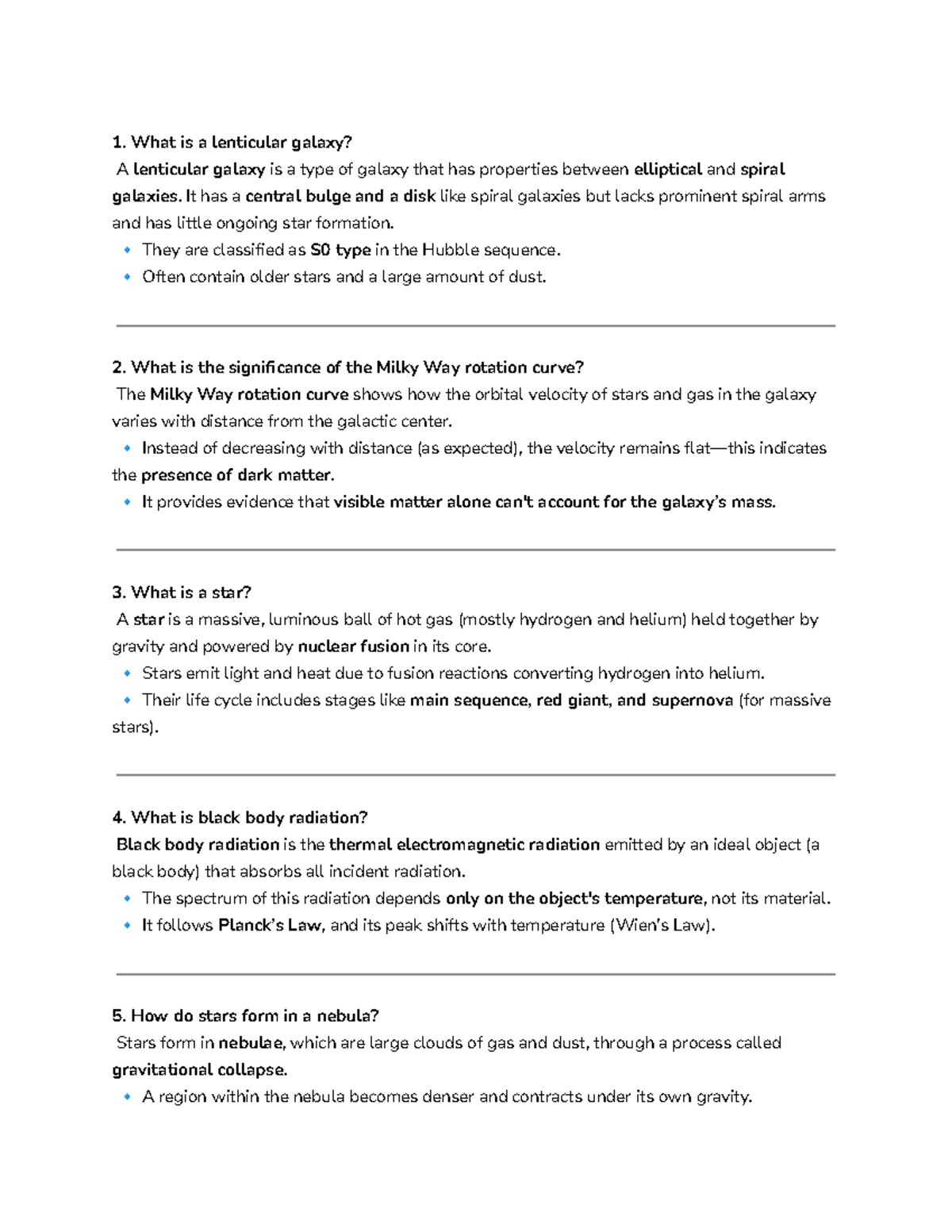 Space Science - HR Diagram & Stellar Classification Insights (ASTR 101) - Studocu
