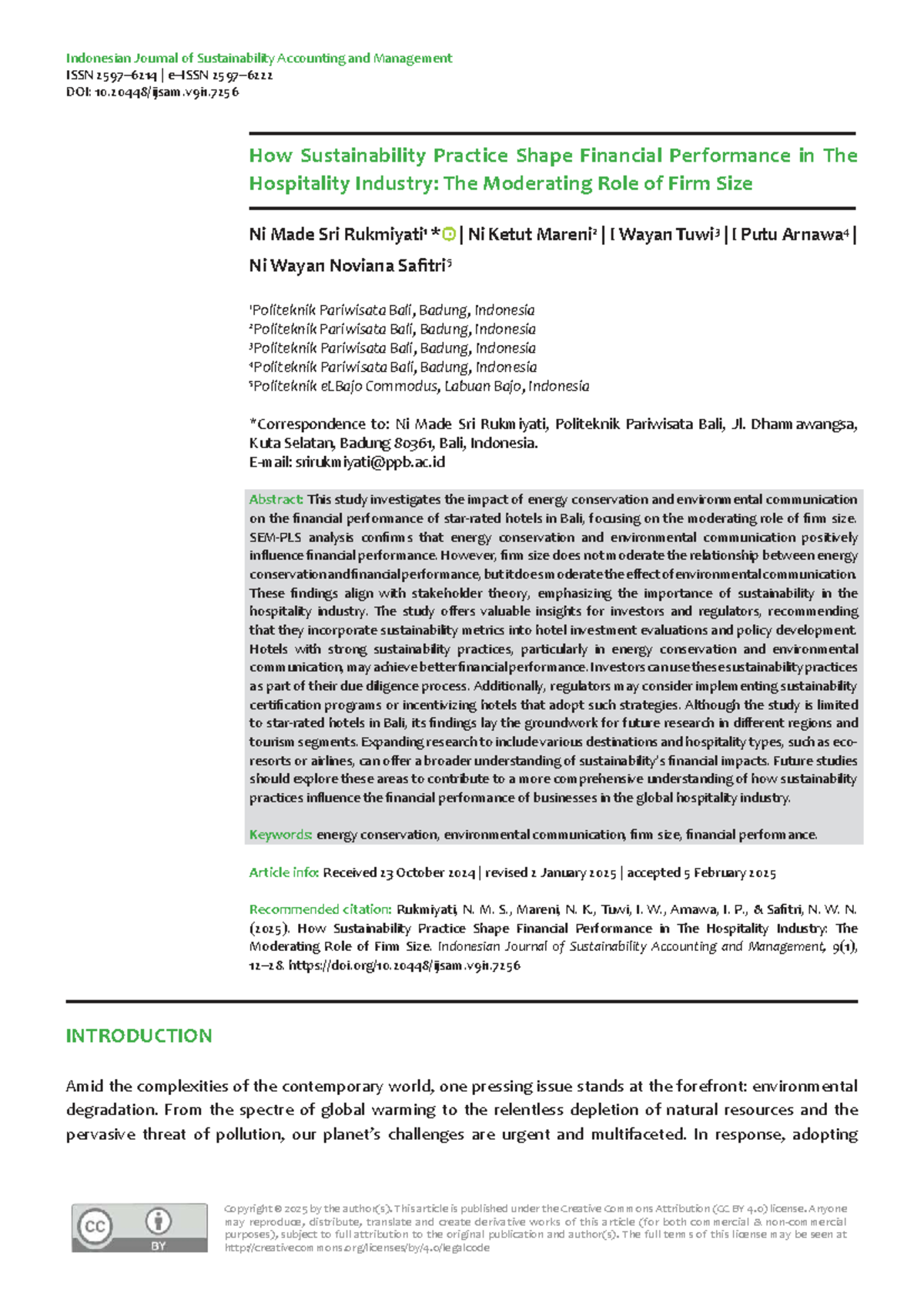 How Sustainability Practices Impact Financial Performance in ...
