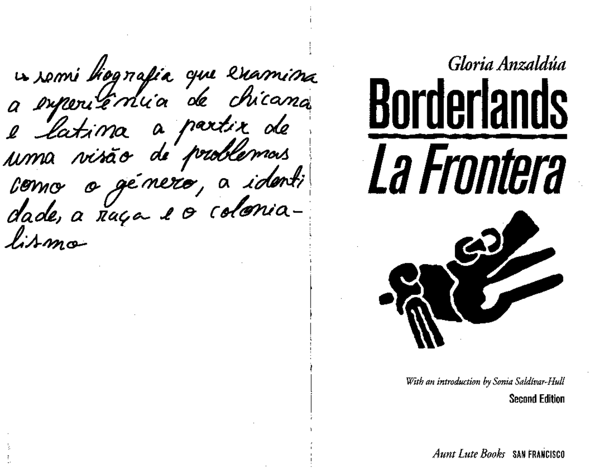 LB 3 Gloria Anzaldúa: Exploring Identity and Culture in Borderlands ...