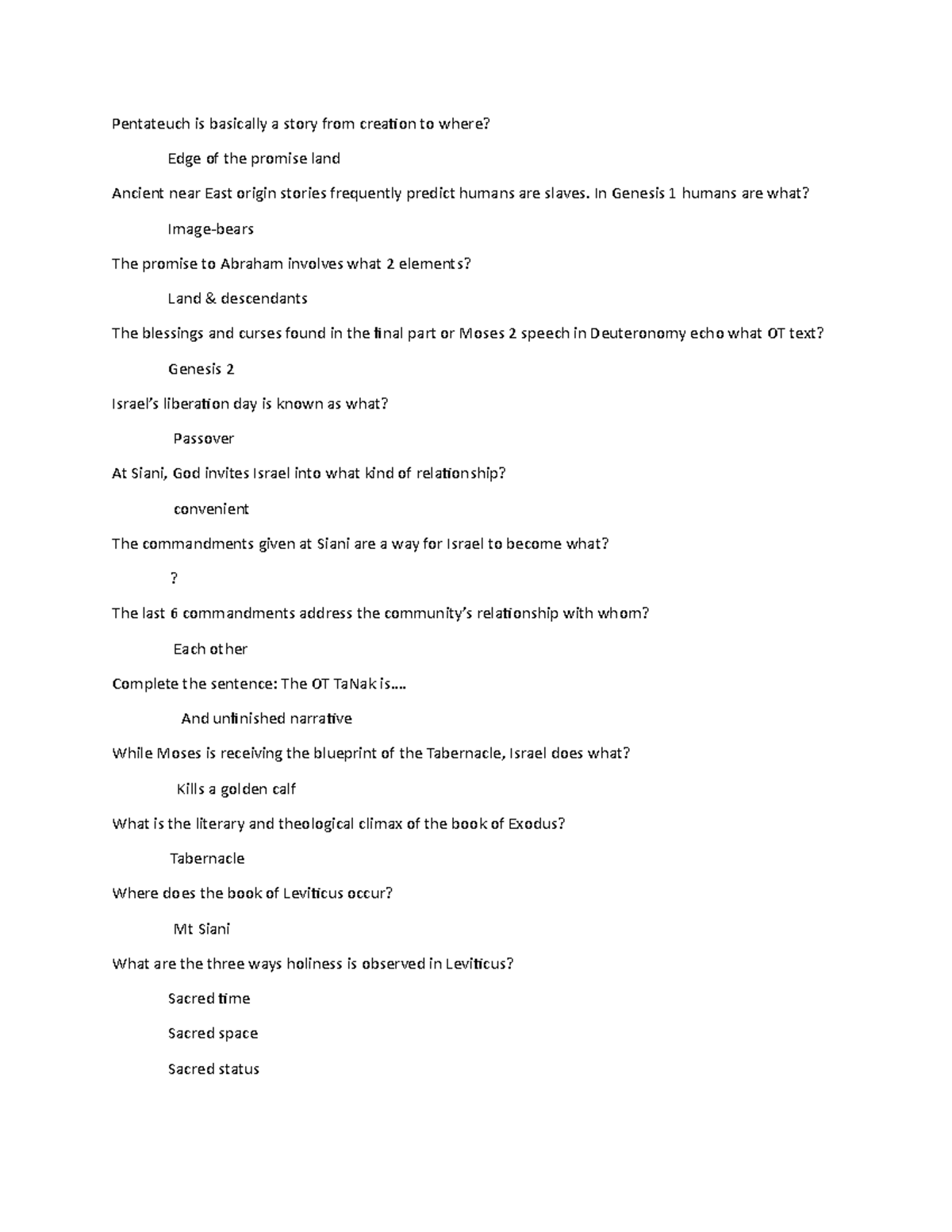 Celebration 1 - Dr. Jon Ensor - Pentateuch is basically a story from ...