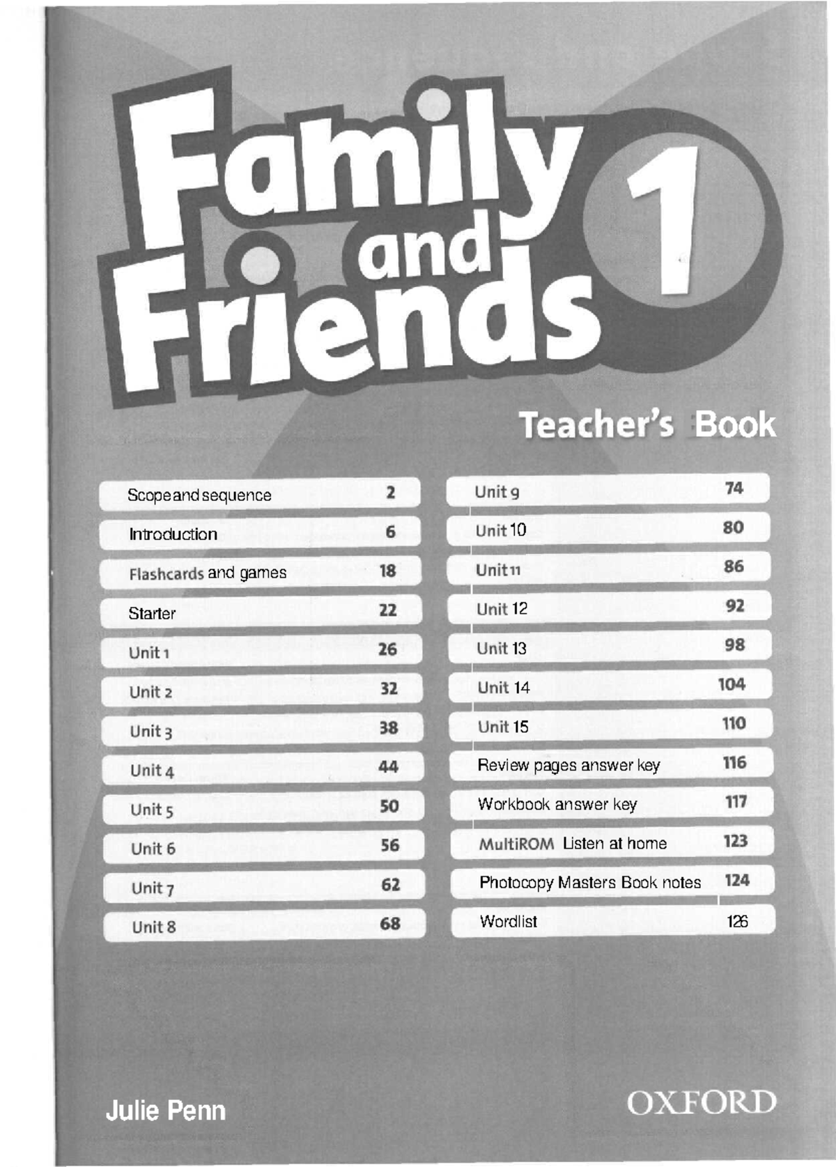 Family and Friends 1 Teacher s Book full - Scope and sequence ...