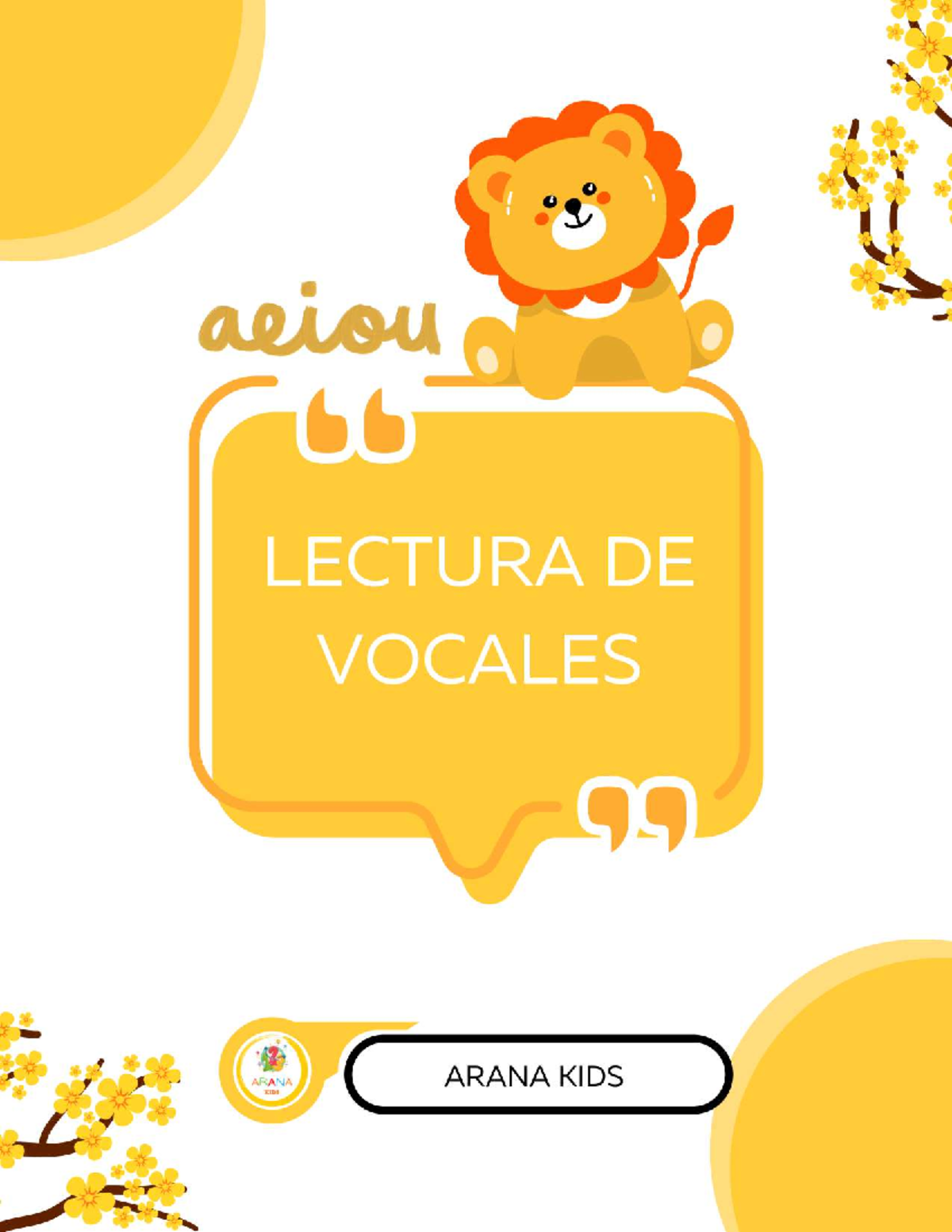 Bonus 2: Aprendo a Leer con las Vocales A, E, I, O, U - Actividades ...