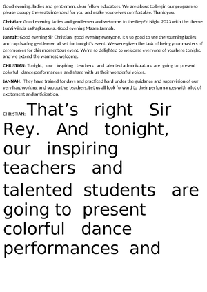 Script FOR Coronation Rites - SCRIPT FOR CORONATION RITES EMCEE SCRIPT ...