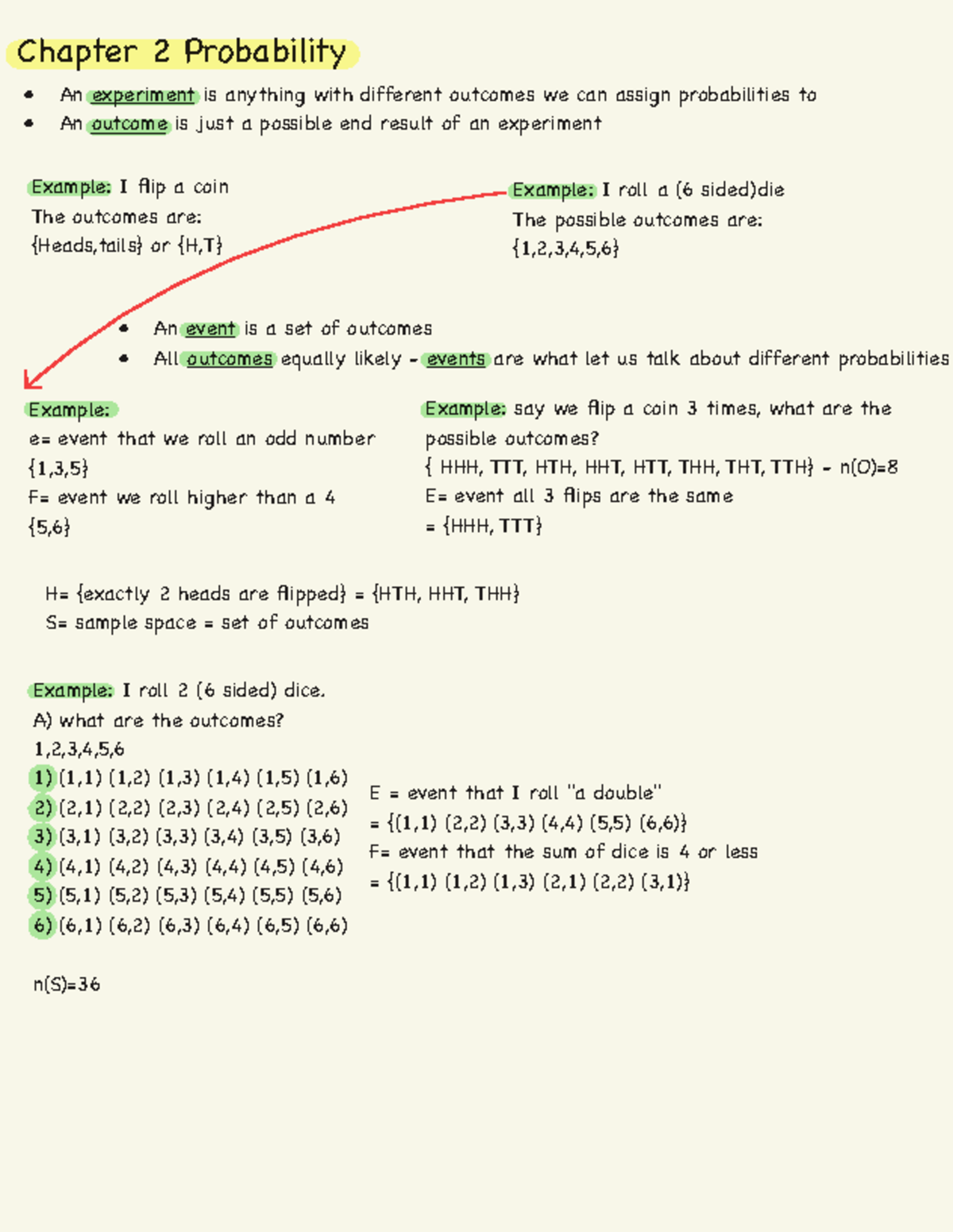 Chapter 2: Probability Concepts and Events Explained - Studocu