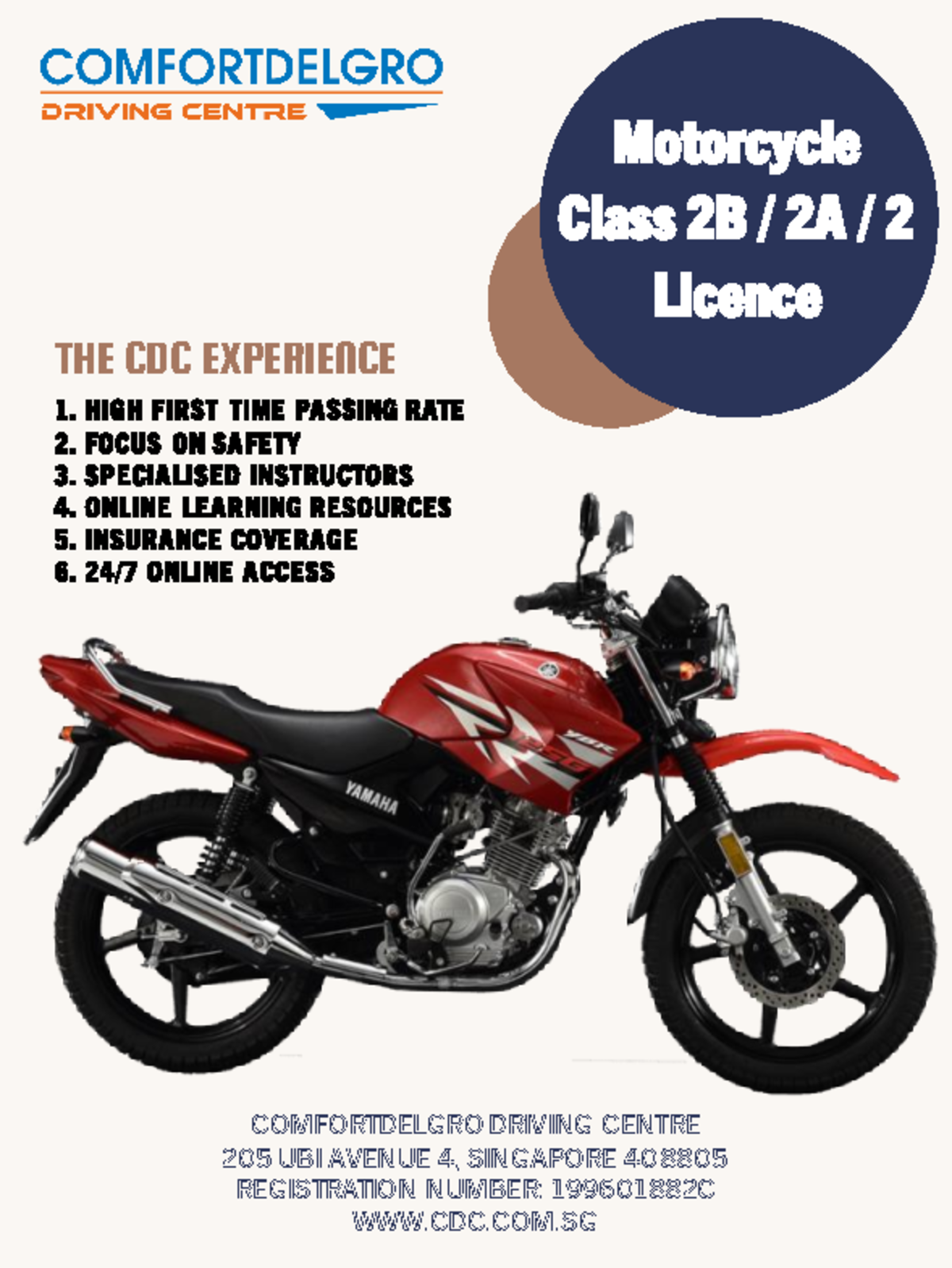 Singapore Motorcycle Training Brochure for Class 2B, 2A, 2 - 2024 - Studocu