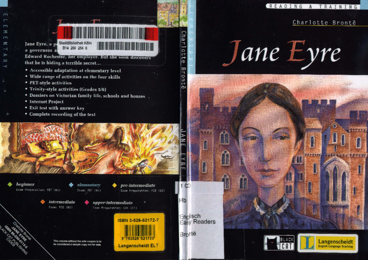 Jane Eyre Students - book 1 level 4 - READING TRAINING Charlotte Bronte ...