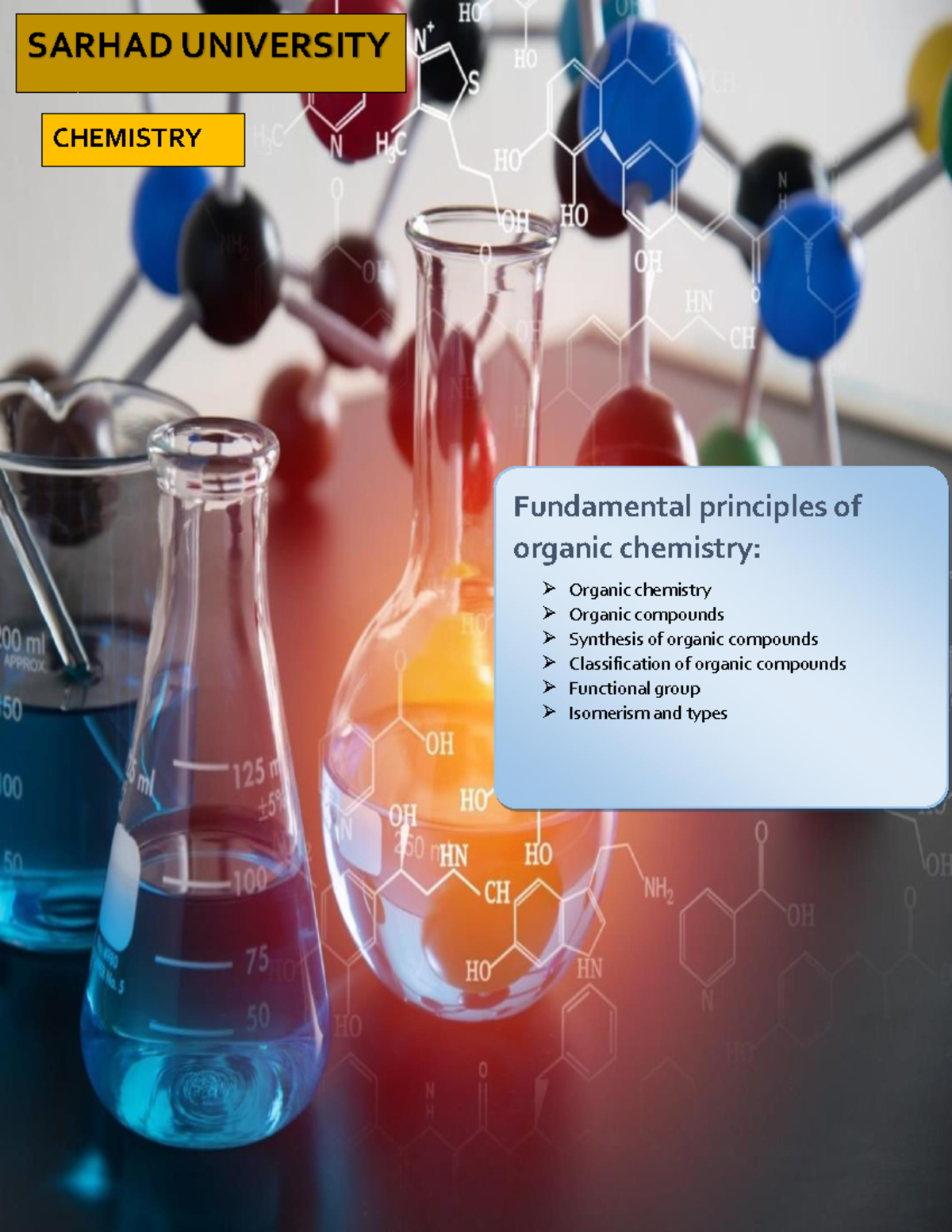 Fundamentals of Organic Chemistry: Core Concepts and Classifications ...