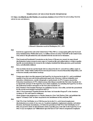 An Overview of Third Wave Feminism and the Riot Grrrl Movement - THIRD ...