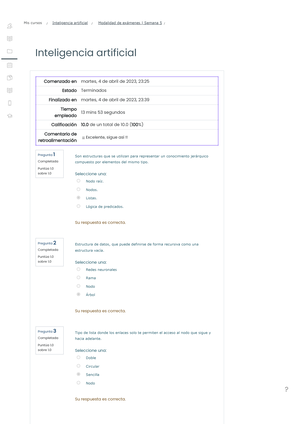 Examen primer parcial (Segunda vuelta) Revisión del intento ...