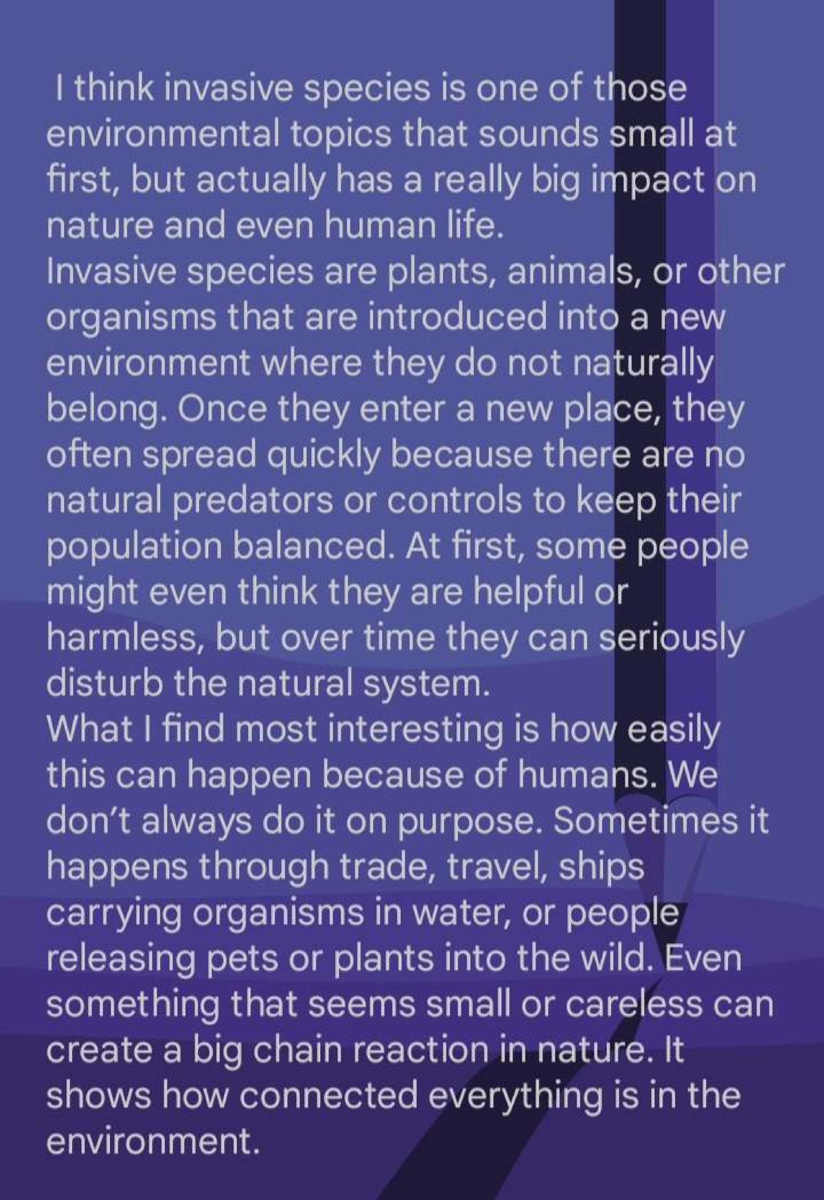 ENV 101: The Impact of Invasive Species on Ecosystems and Humans - Studocu