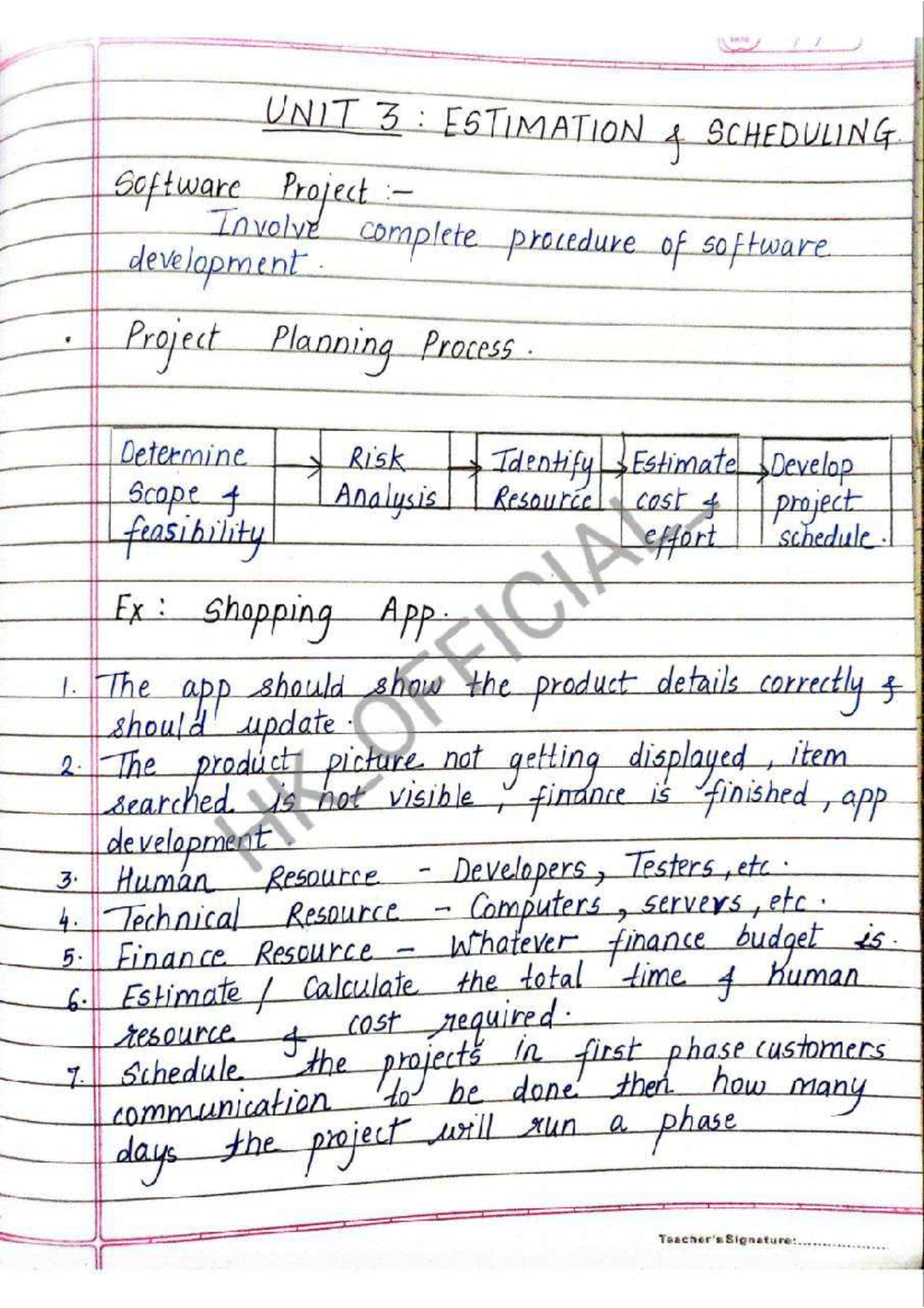 Unit 3: Software Project Estimation Techniques and Risk Analysis - Studocu