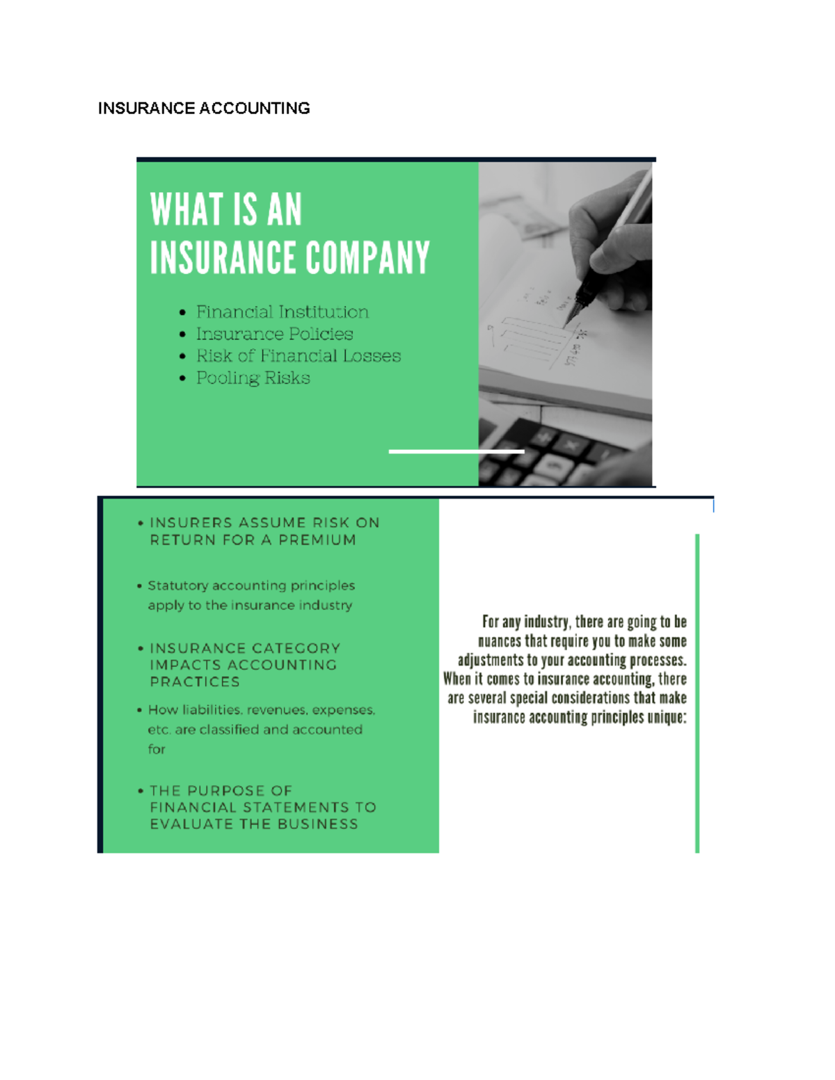 PFRS 17: Key Concepts and Principles in Insurance Accounting - Studocu