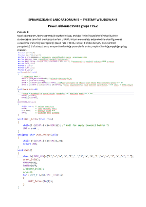 LAB3 klawiatura 4x4 - SPRAWOZDANIE LABORATORIUM 3 – SYSTEMY WBUDOWANE ...