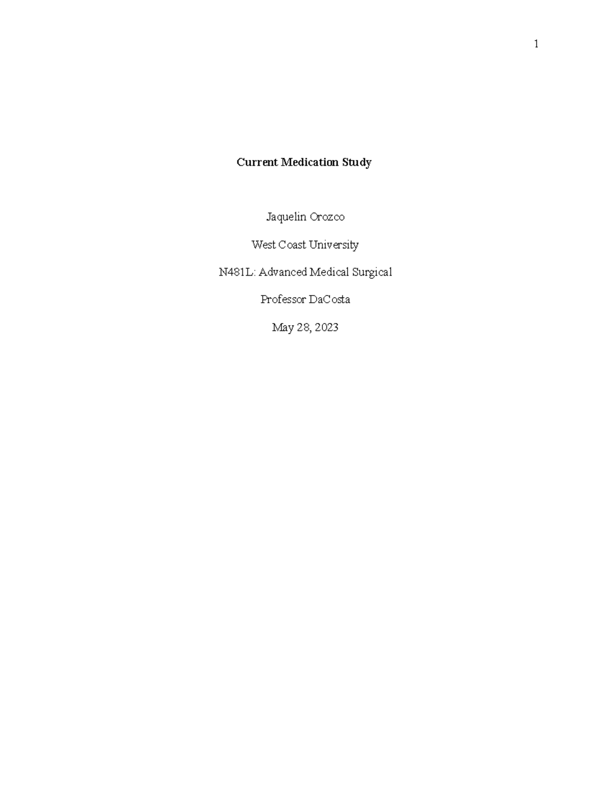 N481L- Advanced Medication Study: J.R.'s Pneumonia Case Analysis - Studocu