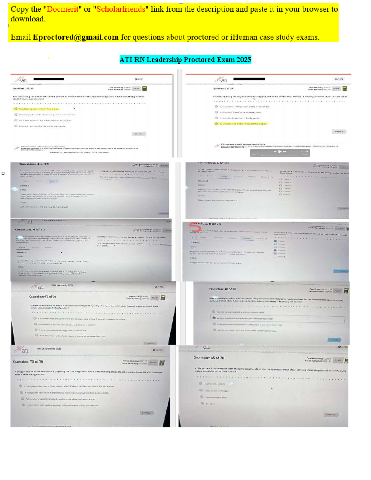 ATI RN Leadership Proctored Retake Exam Study Guide 2025 with NGN - Studocu
