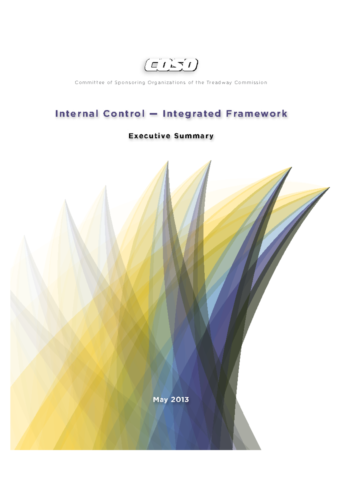 COSO Internal Control Integrated Framework Executive Summary (May 2013 ...