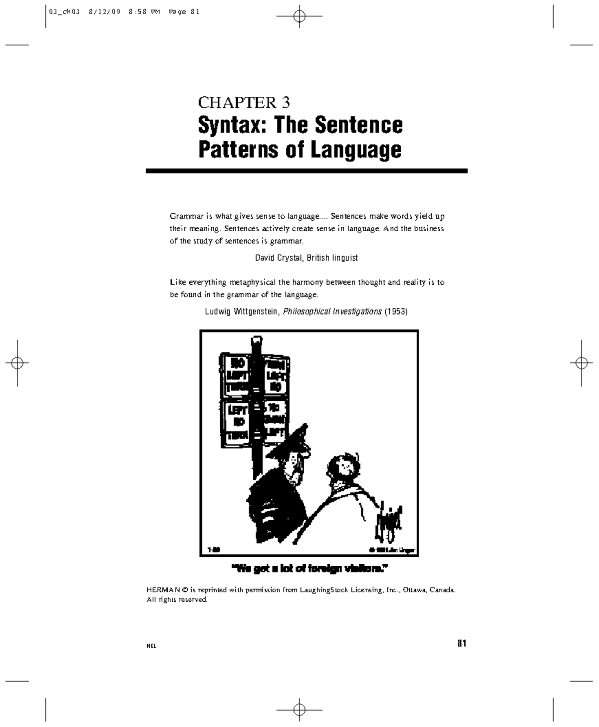 03_LING101 Chapter 3: Syntax and Sentence Patterns - Studocu