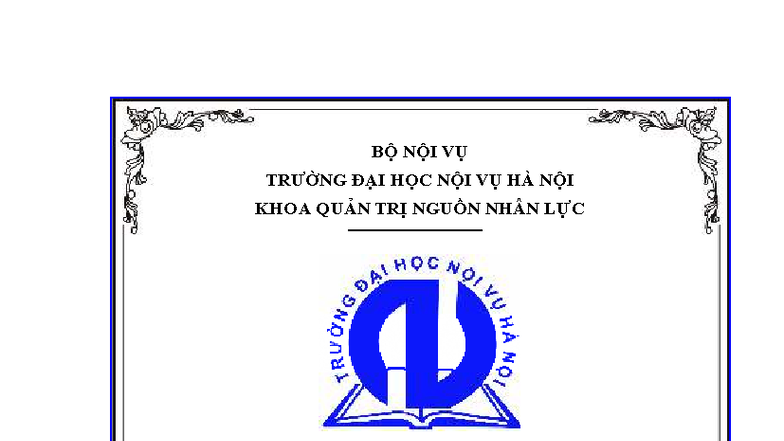 KL.543.DOAN THI Huyen Trang - MSSV 1405QTNC060 - BỘ NỘI VỤ TRƯỜNG ĐẠI HỌC NỘI VỤ HÀ NỘI 1.4.2 ...