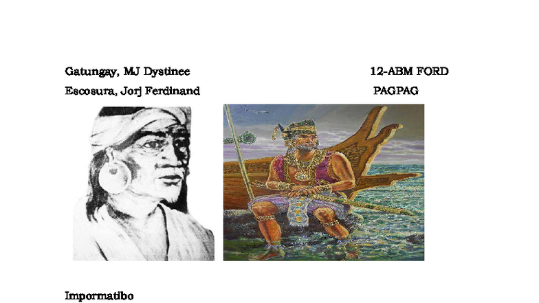 Sultan Kudarat: Bayani at Pambansang Ibon ng Pilipinas - Studocu