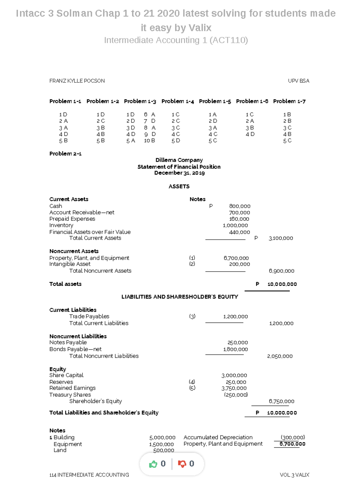 Intacc-3-ACT110-2020-Final-Exam-Solutions-by-Valix-Study-Guide - Studocu