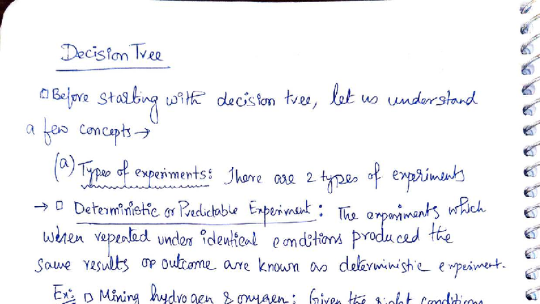 Decision Tree Analysis: Gini Index and Random Variables (Course Code: DT101) - Studocu