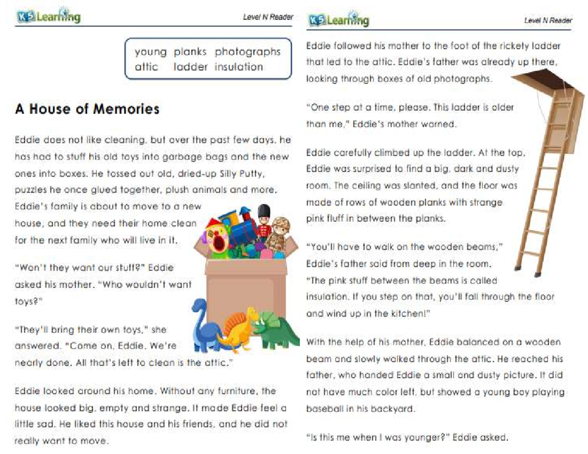 K5 Reading Comprehension Compilation: Level N, A, B, J Readers - Studocu