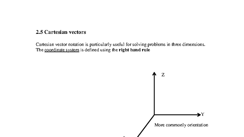 Stat 223 - Lecture Notes on Cartesian Vectors and Their Applications ...