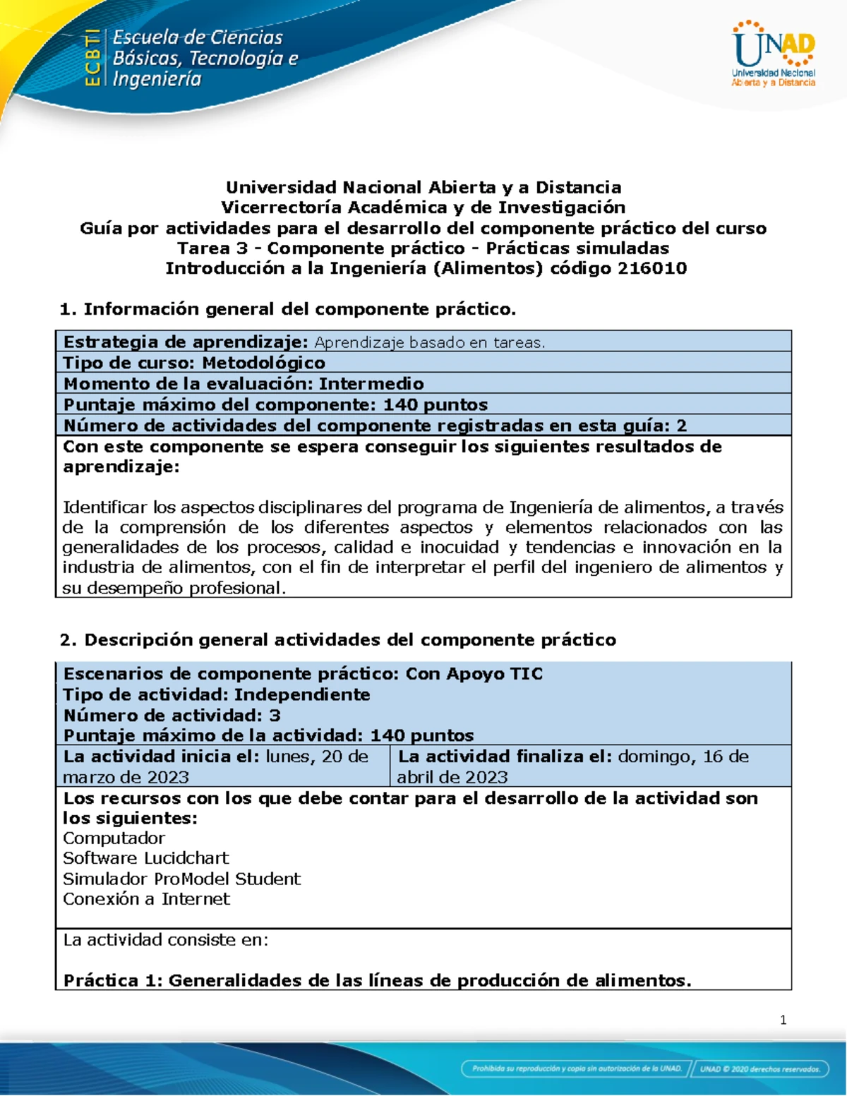 Guía de Uso del Simulador ProModel Student - Anexo 2 Unidad 2 - Studocu