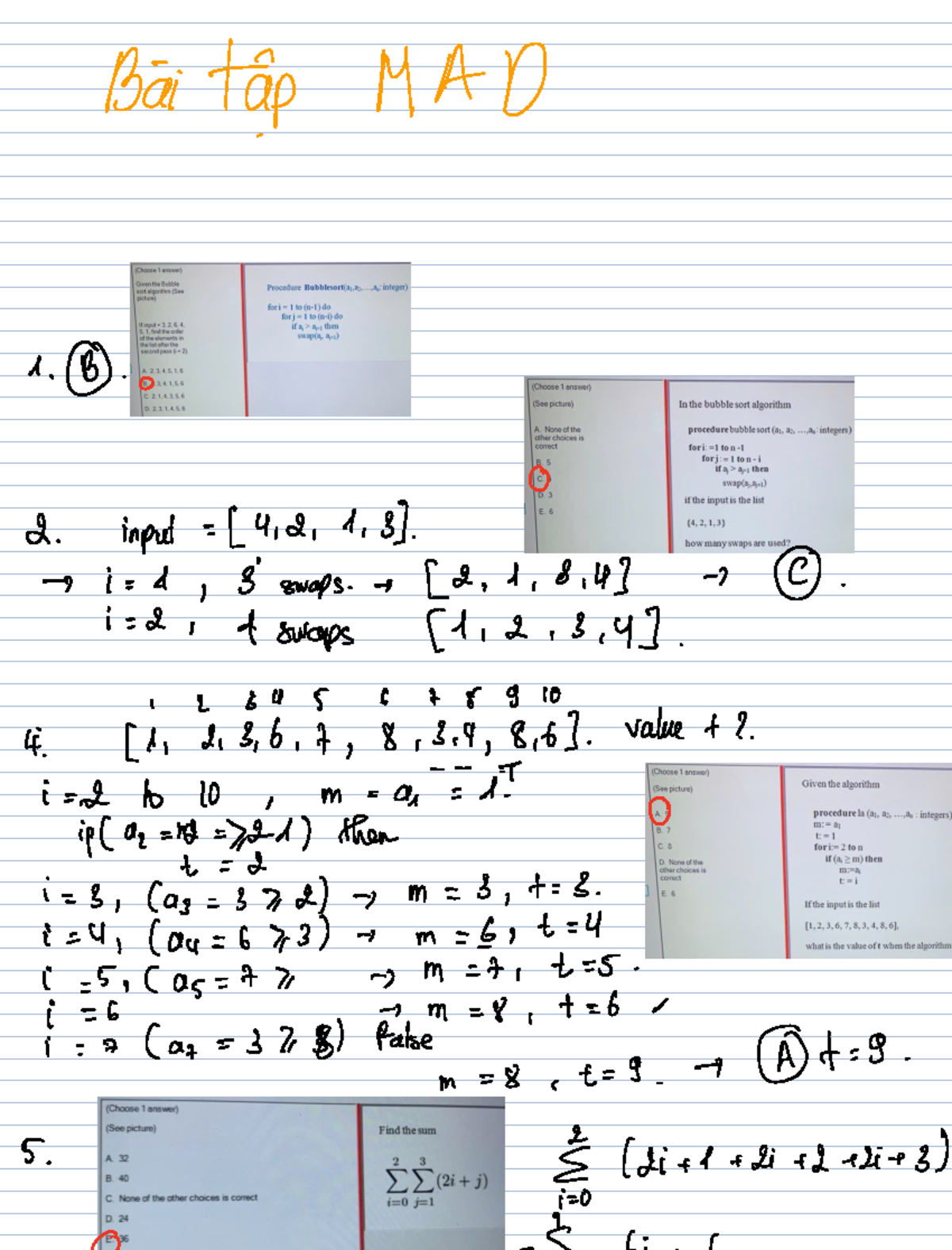 Comprehensive Review of Mathematics and Science Homework Assignments ...