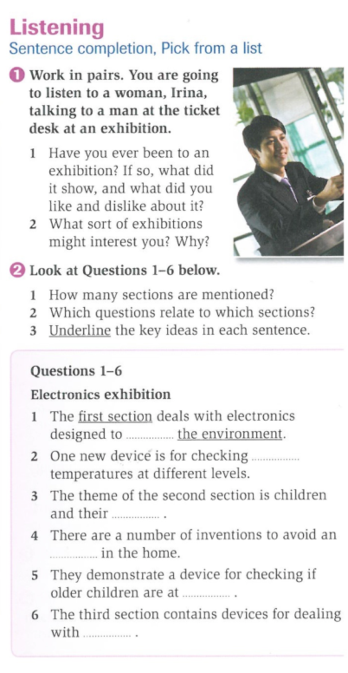 231021 - Listening Exercise: Sentence Completion & Discussion Notes ...