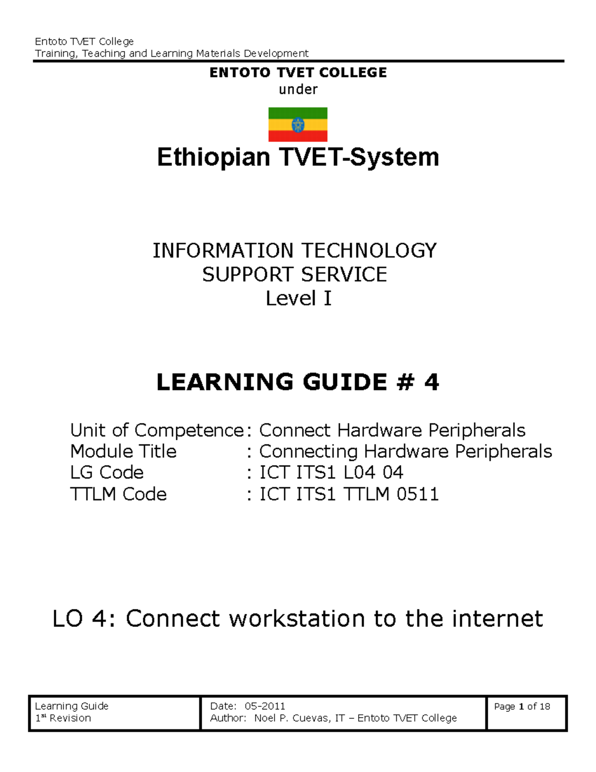 LO4 - Confirm Requirements of Clients - Training, Teaching and Learning ...