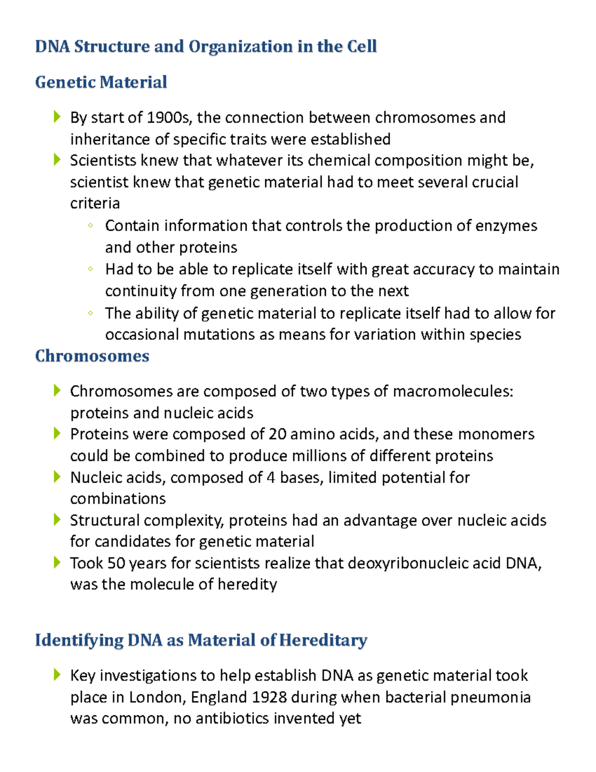 DNA Structure and Organization in Cells: Key Concepts and Discoveries ...