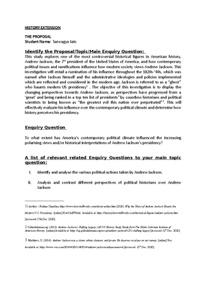 HSC Modern History Sample Questions - Studocu
